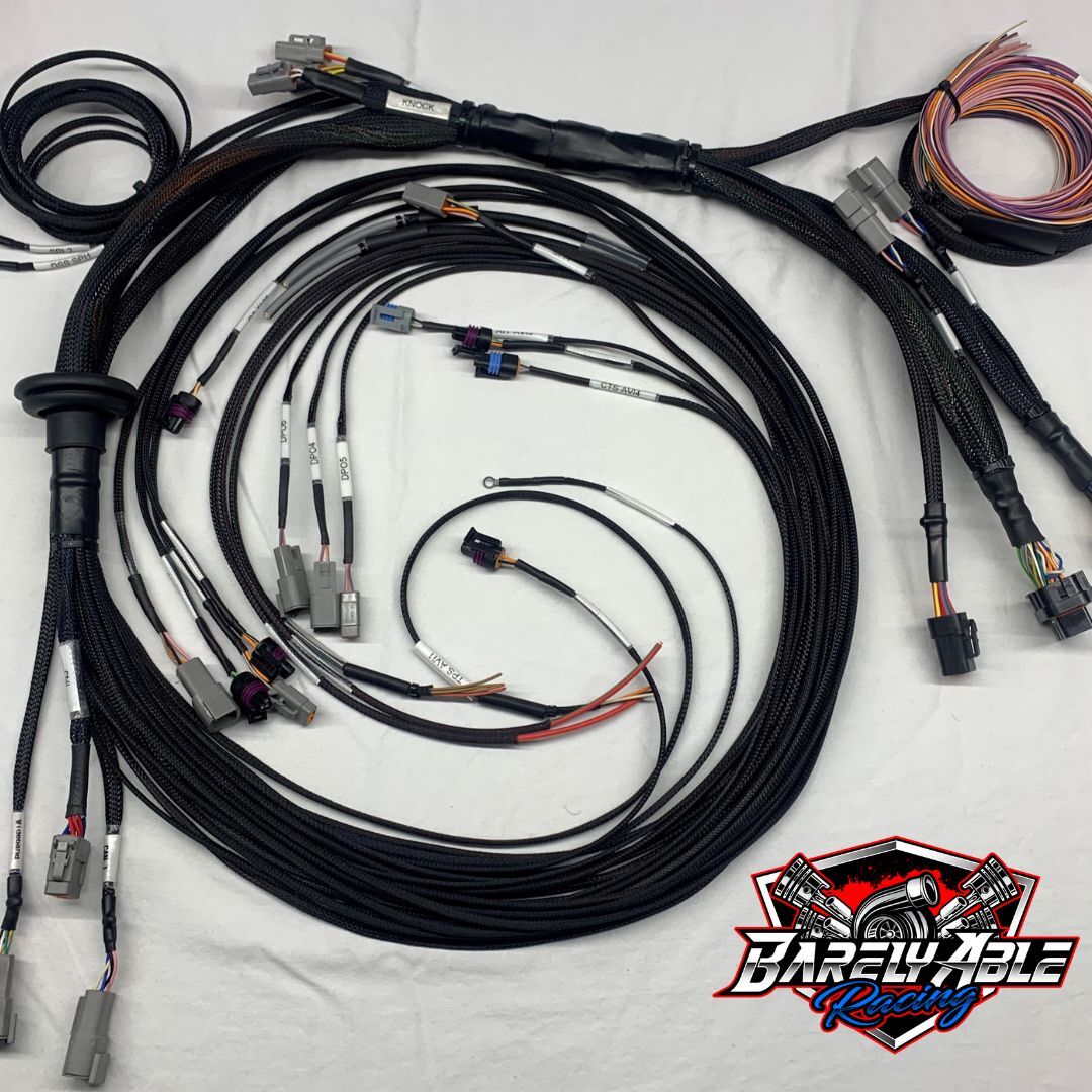 Universal V8 Race Harness - for Nexus R3 VCU | BARELY ABLE RACING